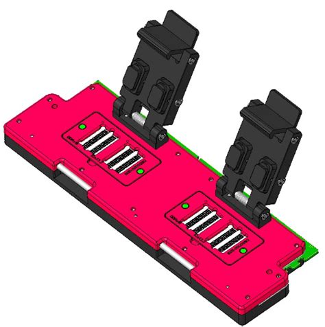 China Bga78 08mm Ddr4x8 Pcr Thin Type Test Fixture China Pcr Contact Bga Test Connector Dram