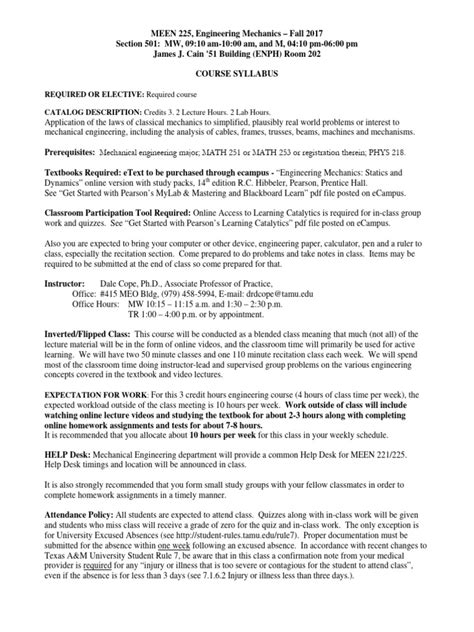 Statics And Dynamics 1 Pdf Force Acceleration