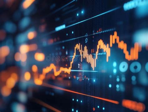 Financial Data Visualization A Glimpse Into The Market Stock Image Image Of Fintech Economic