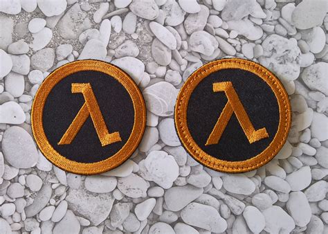 Patch For Cosplay Half Life Lambda Patch Sew On And Hook And Etsy
