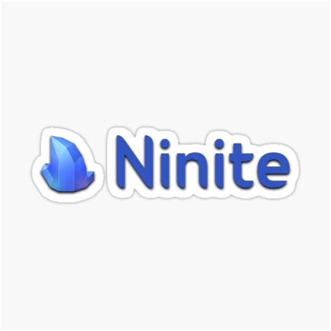 Ninite Logo Sticker For Sale By Bradycrenshaw Redbubble