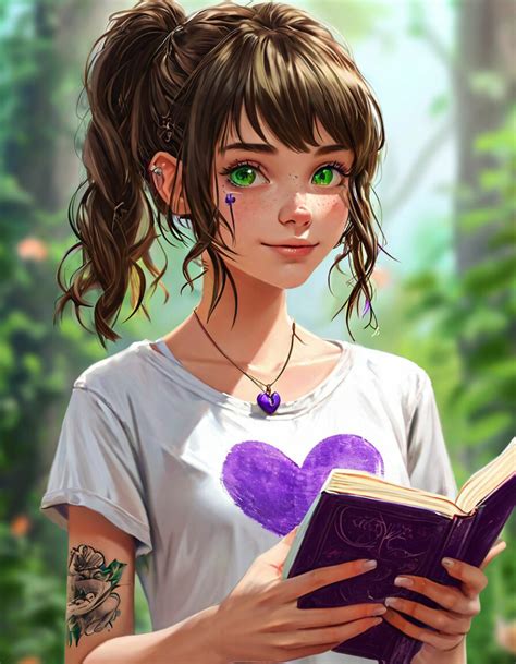 «В аниме стиле девушка по пояс с … — картинка создана в Шедевруме