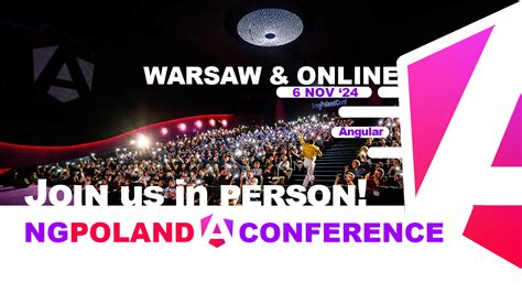 ng poland the biggest angular conference in europe nov 18 2025
