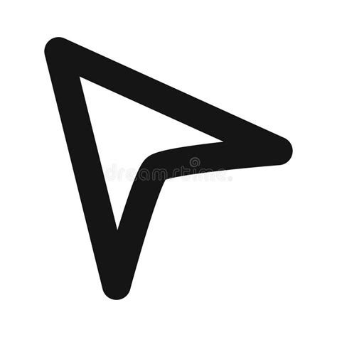 Pointer Cursor Icon Ideal For Digital Navigation And Interfaces Stock Vector Illustration Of