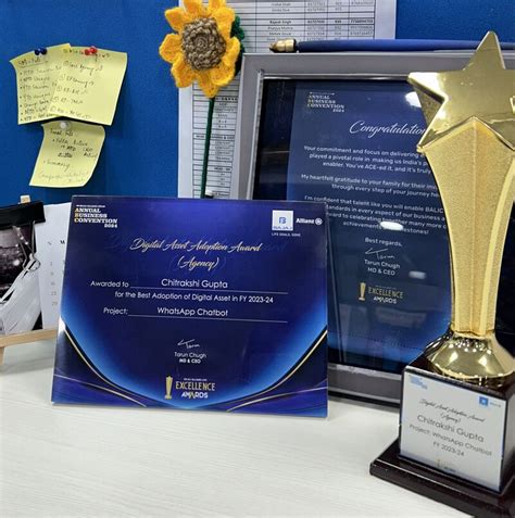 chitrakshi gupta on linkedin achievementunlocked bajajallianz awardwinning appreciation…