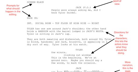 Benjamin Brown 4030 Script Writing Annotations P1