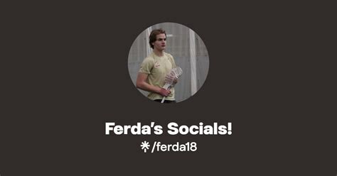 Ferdas Socials Instagram Tiktok Linktree