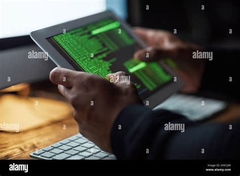 No System Is Uncrackable Cropped Shot Of An Unidentifiable Hacker