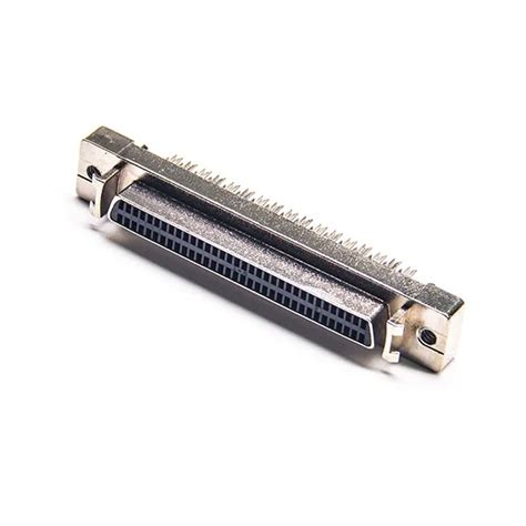 Straight Edge Mount Scsi Connector Vhdci 68pin Male Vhdci68p Connector For Pcb Buy Straight