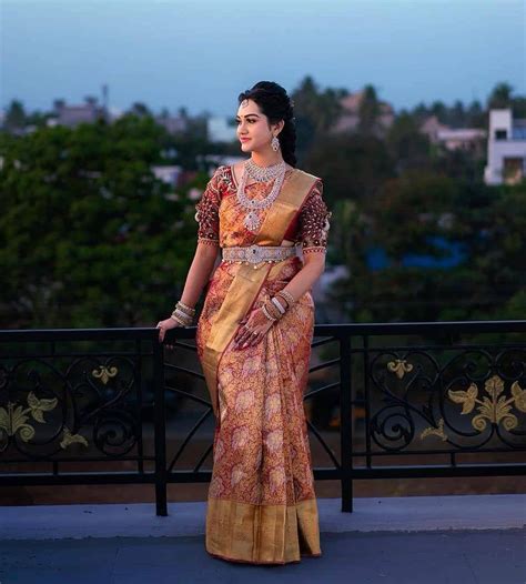 Yellow Wedding Sarees From India