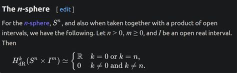 Wikipedia Says That The De Rham Cohomology Group For Lets Say A Unit Circle S1 Is R At K 0