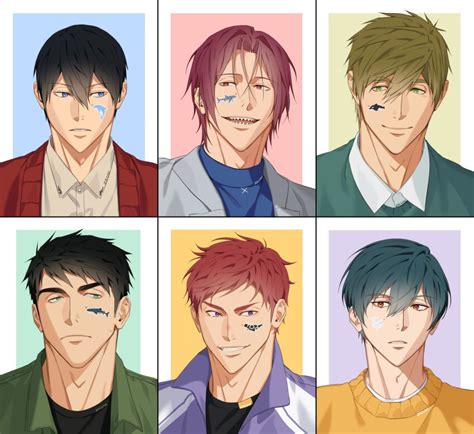 Zac Kan Kirishima Ikuya Matsuoka Rin Nanase Haruka Free Shiina Asahi Tachibana Makoto