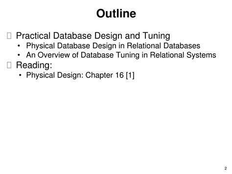 Ppt Practical Database Design And Tuning Powerpoint Presentation