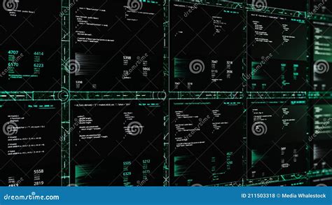 Virtual Tables In Matrix Animation Set Of Tables And Values In Database Cells Inside Matrix