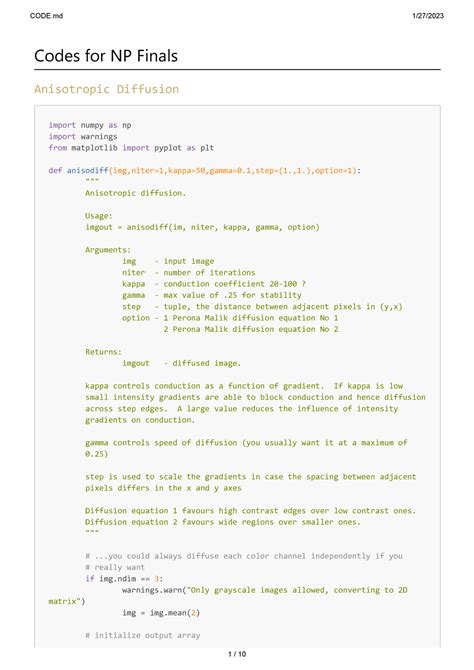 Npcodes Summary Numerical Programming Codes For Np Finals