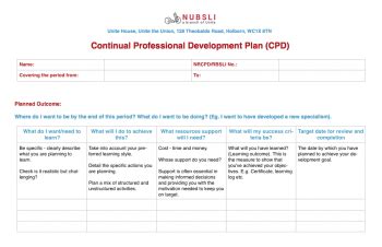 CPD Template NUBSLI