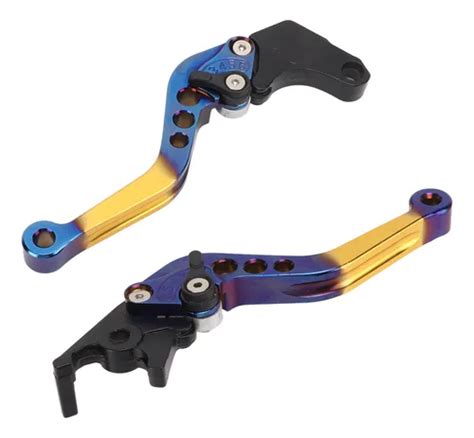 Kit De Palancas De Freno Para Motocicleta Color Azul Amari Cuotas