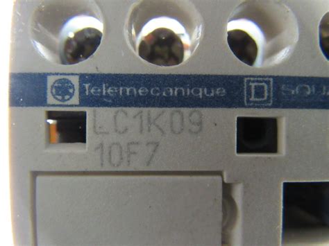 Square D Telemecanique LC1K09 3 Pole 9 Amp Miniature Contactor ...