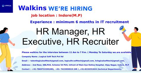Logical Soft Tech Private Limited On Linkedin Hiring For It Hr