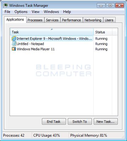 How To Use The Windows Task Manager