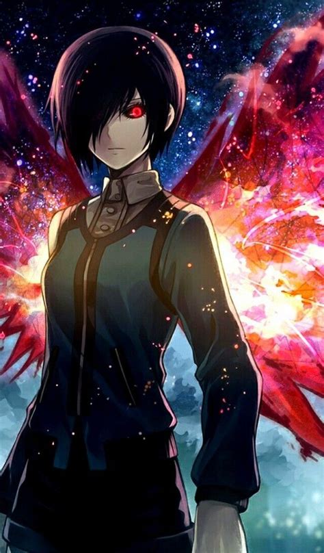 Скачать обои Anime Art Tokyo Ghoul токийский гуль Kirishima Touka раздел аниме в разрешении
