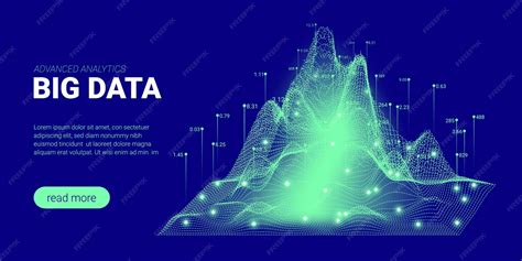 Premium Vector Abstract Technology Big Data Background