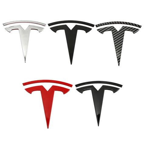 자동차 전면 후드 보넷 엠블럼 커버 스티커 테슬라 로고 모델 3 S Y X 트렁크 배지 데칼 액세서리 티몬