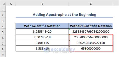 How To Turn Off Scientific Notation In Excel Useful Methods