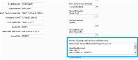 how to add bank details to a xero invoice 4 easy steps