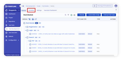 root module variables