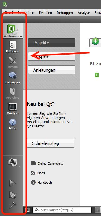 Qt Menu On The Left Side Stack Overflow