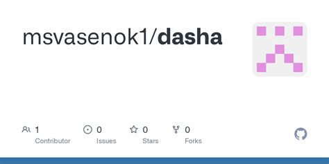 GitHub Msvasenok Dasha