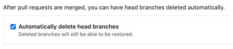 How To Automatically Delete Branch When Pr Is Merged In Github By Theodore Gonzalez