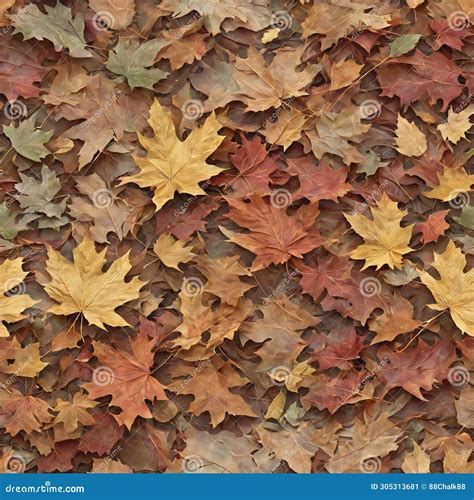seamless background autumn leaves yellow seamless pattern connecting