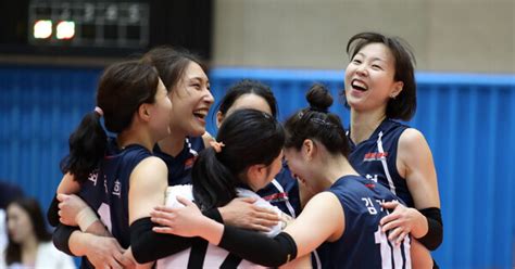 2023실업배구 대구시청 승리 여자부 결승 진출 환호