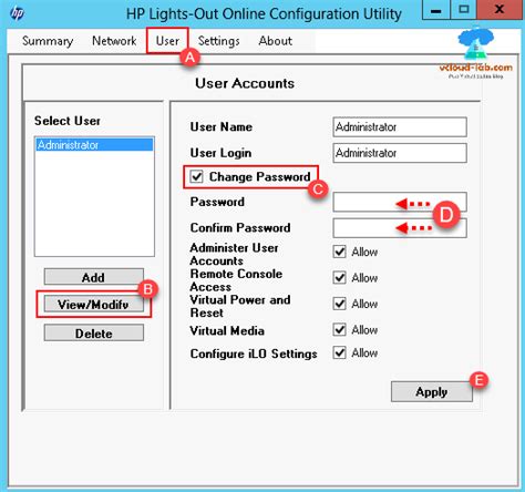 Reset Hp Ilo Administrator Password From Microsoft Windows Vgeek