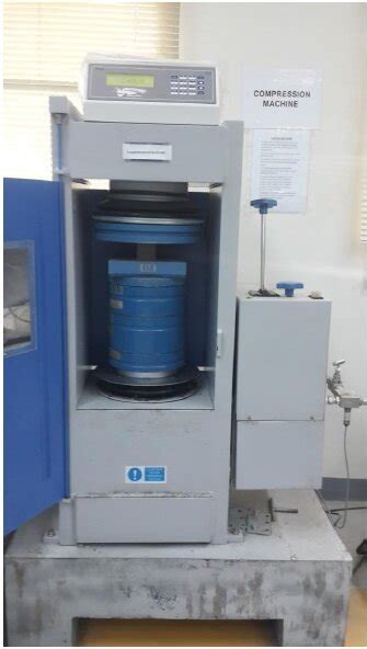 Experimental Setup Of Compression Tests On Mortar Cubes ADR BS EN Download Scientific