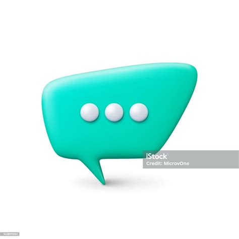 대화 거품 3d 디자인 말풍선 생각 또는 댓글 토크 대화 기호 벡터 메시지 주석 다채로운 유행 요소 3차원 형태에 대한 스톡 벡터 아트 및 기타 이미지 Istock
