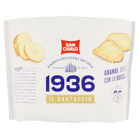 San Carlo Chips San Carlo 1936 Il Cartoccio San Carlo Crisps San
