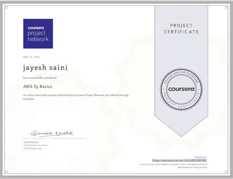 Jayesh Saini On Linkedin Aws Amazonwebservices Coursera Cloudcomputing
