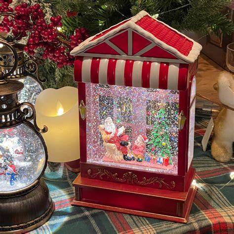 진심디자인 레드 하우스 무드등 오르골 위시버킷