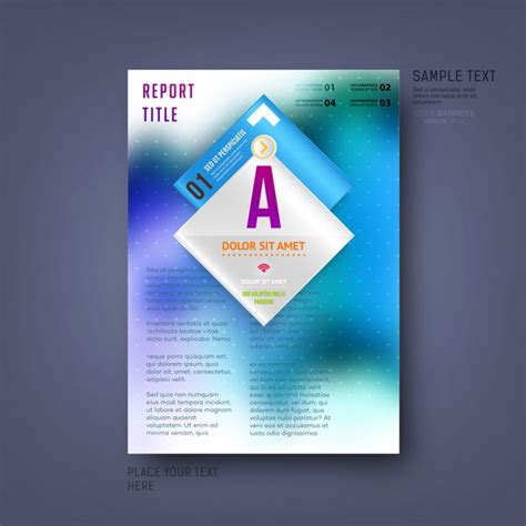 الگوی وکتور مدرن برای طراحی بروشور تجاری گزارش پوستر بنر یا بروشور پس زمینه تار 1195859