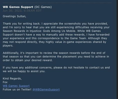 So I Had This Problem About Not Receiving My Online Season Rewards Do I