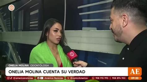 Onelia Molina Reaccionó Al La Quiero Mucho De Mario