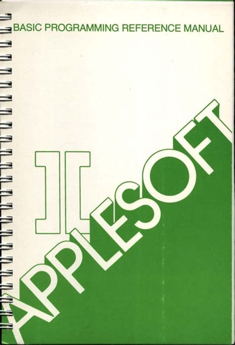 Apple Ii Applesoft Basic Programming Reference Manual Manual
