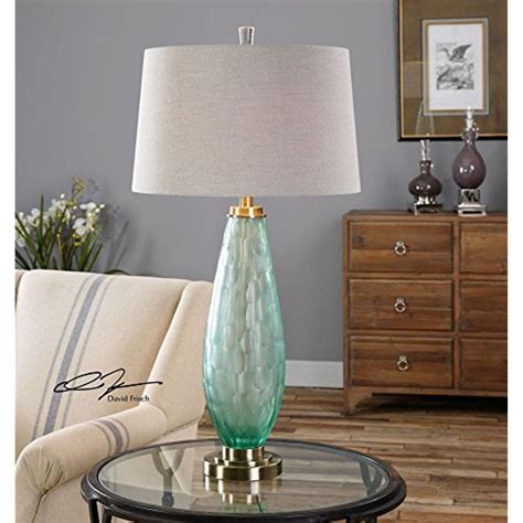 Beachcrest Home Blanchard 3275 Table Lamp In Green Vintage Seaglass