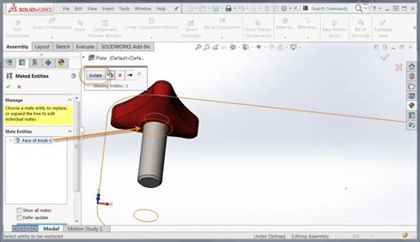 SOLIDWORKS Globally Replace Failed Mate References