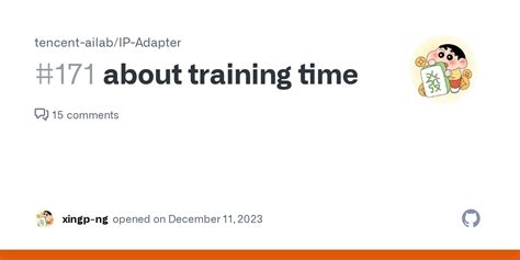 About Training Time · Issue 171 · Tencent Ailabip Adapter · Github