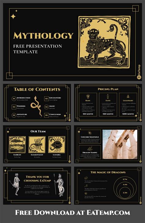 Mythology Powerpoint Presentation Template