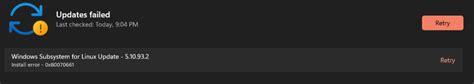 Wsl Update Error Code 0x80070661 Solved Wsl Update Error Code 0x80070661 Solved